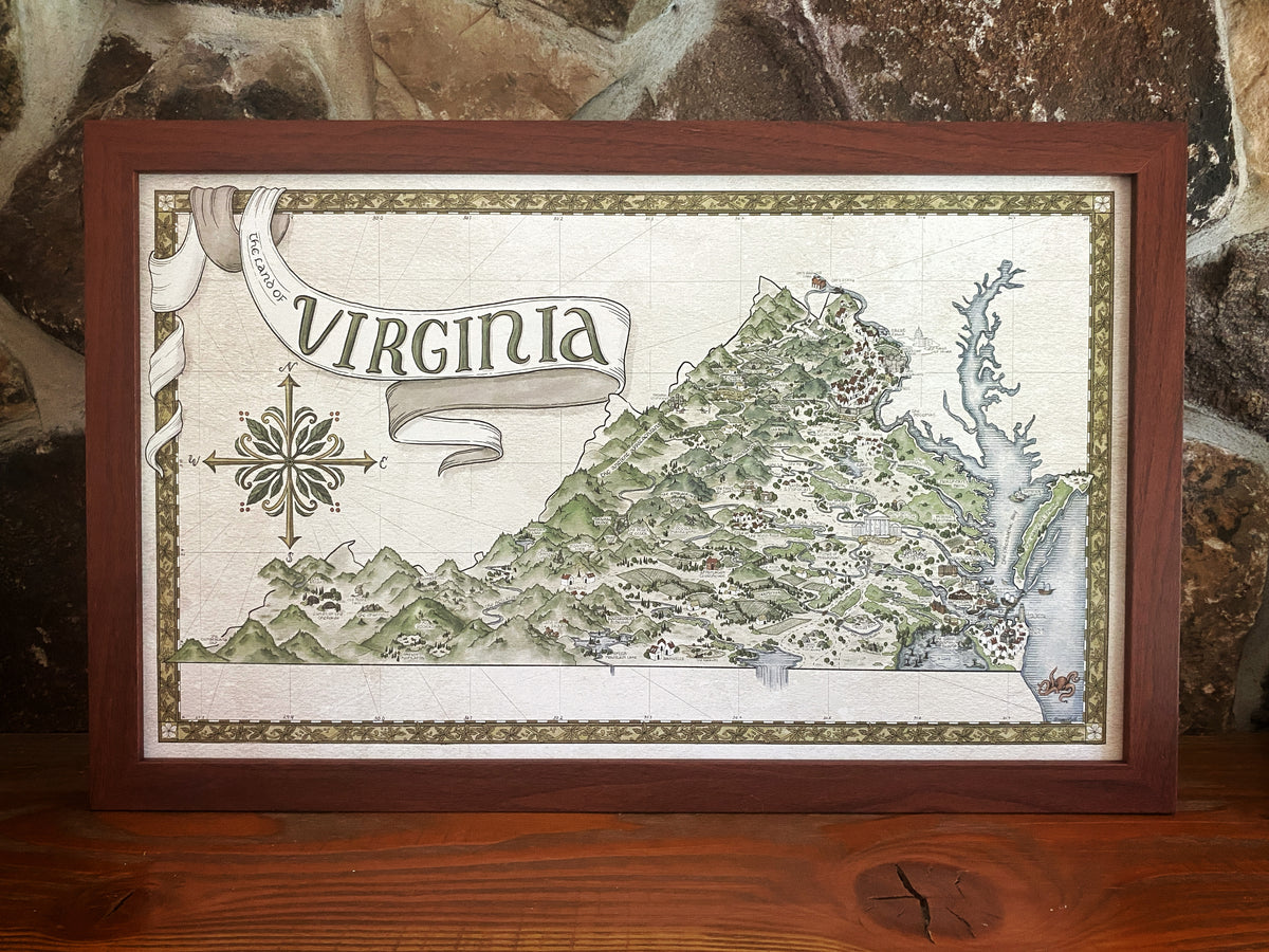 Virginia Fantasy Map – Storymakers Trading Co